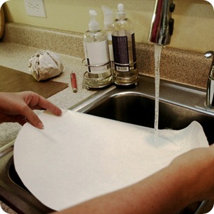 Faux-Fabric Paper Snowman {Tutorial}